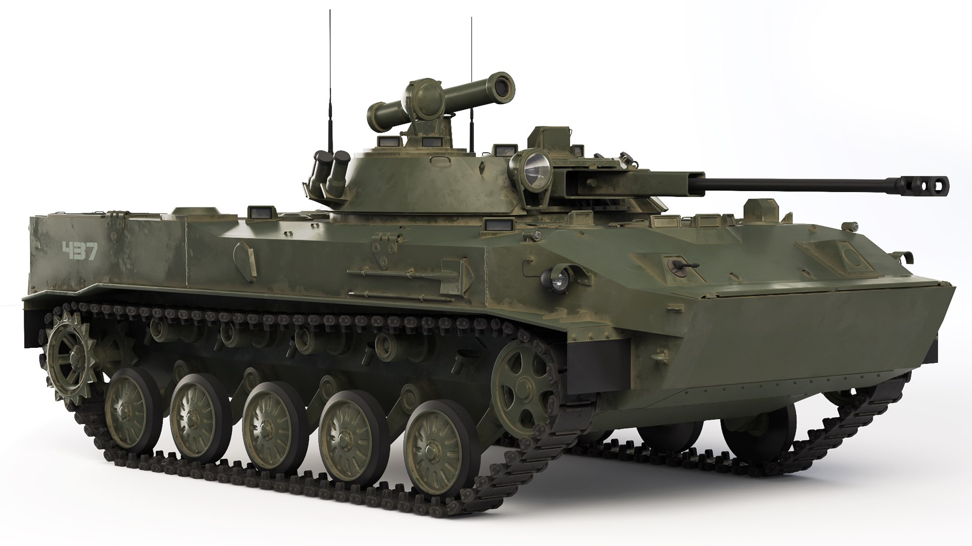 BMD-3 Bakhcha 1990 3D Model - TurboSquid 2000296