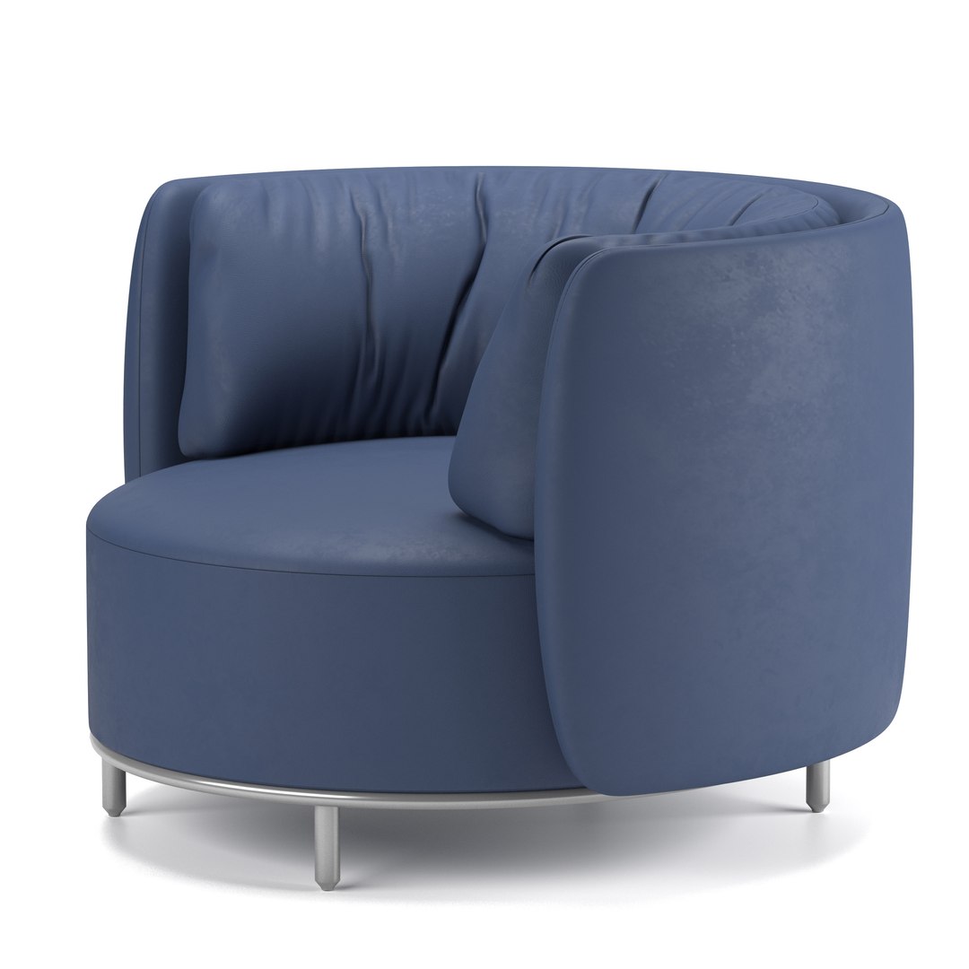 Natuzzi Wave Armchair 3D - TurboSquid 1715540