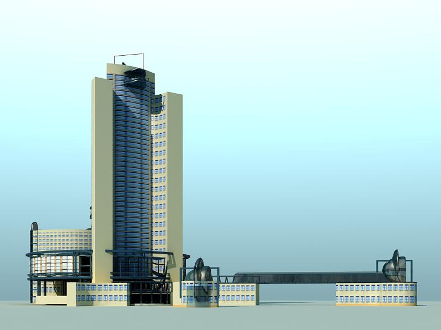 Modern Tower C4d