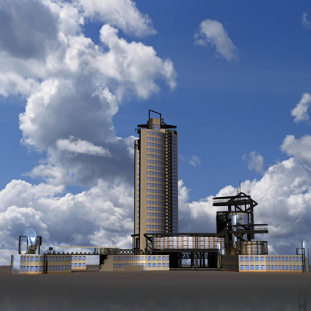 Modern Tower C4d