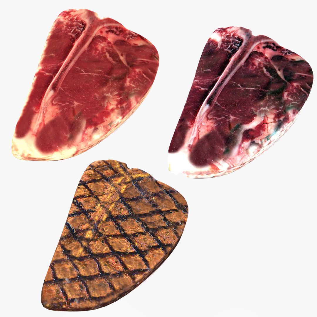 Realistic T-bone Steak 3D Model - TurboSquid 1195955