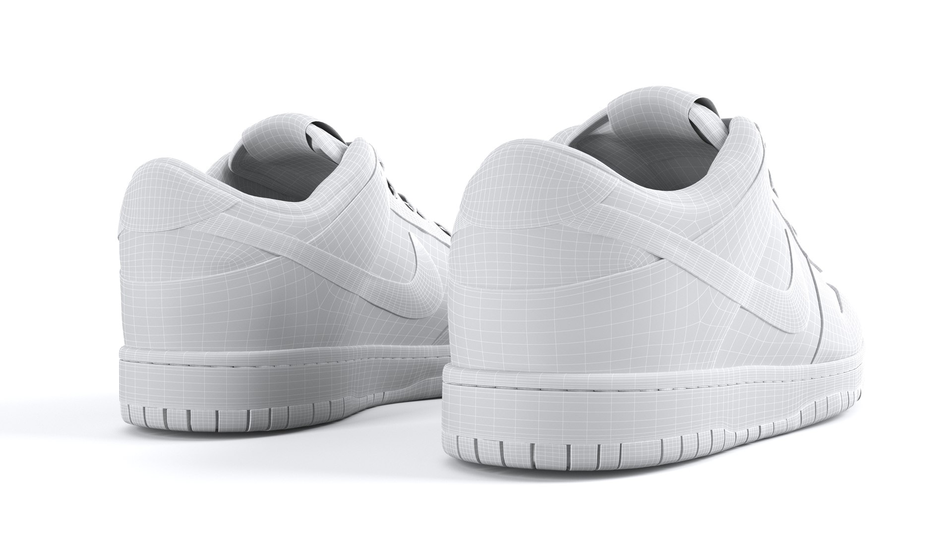 Nike Dunk Shoes Pbr 3D Model - TurboSquid 1542527