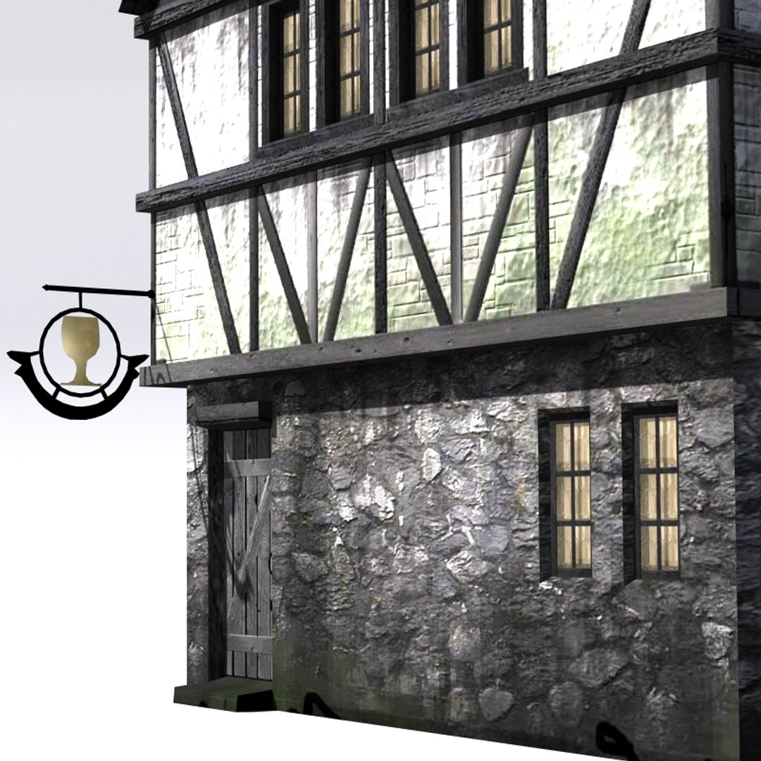 3d Model Medieval Building