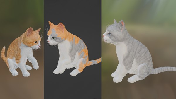 Cat Blender Models for Download | TurboSquid