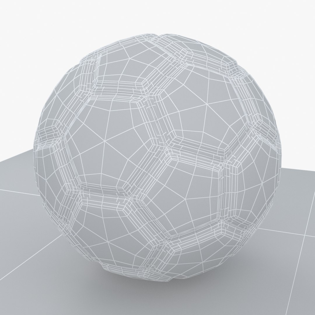 3d Soccer Ball Model