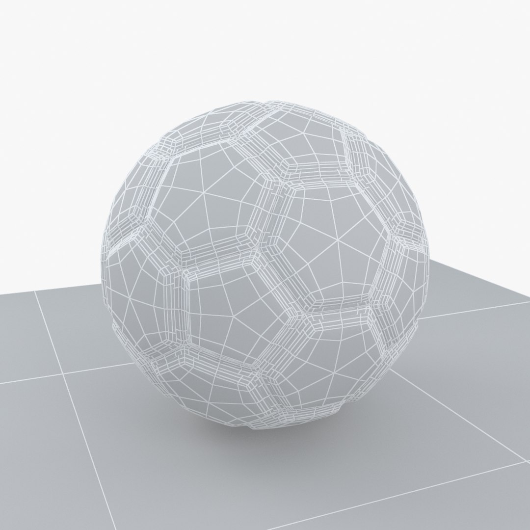 3d Soccer Ball Model