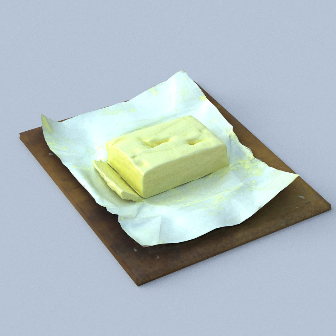 121 butter 3D model - TurboSquid 1259351