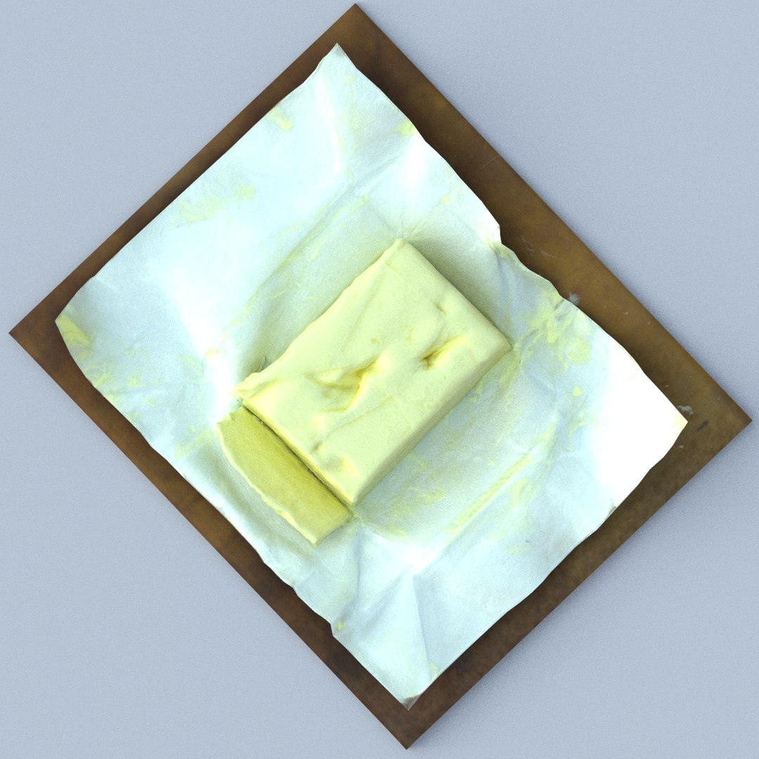 121 butter 3D model - TurboSquid 1259351