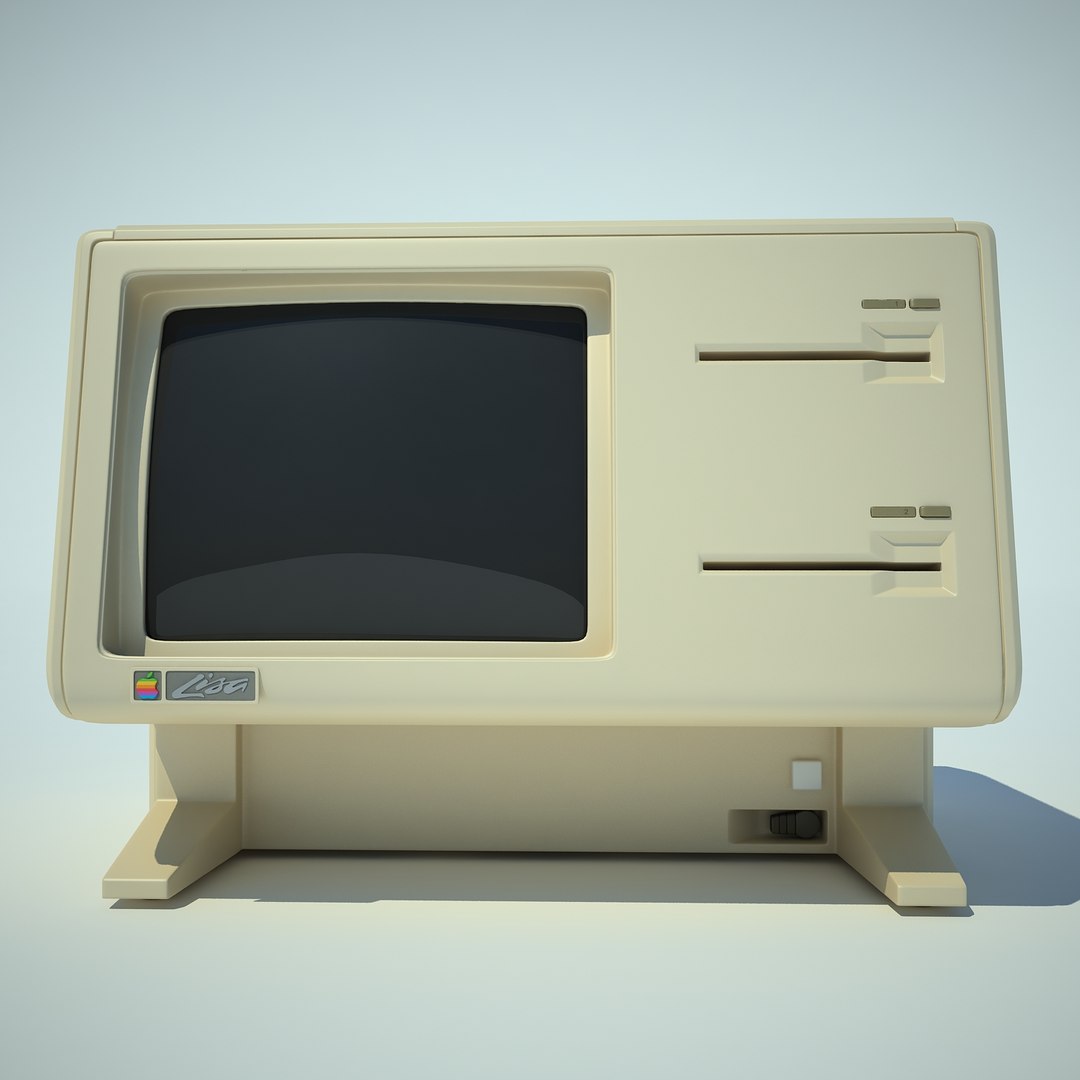 3d Apple Lisa Computer Model