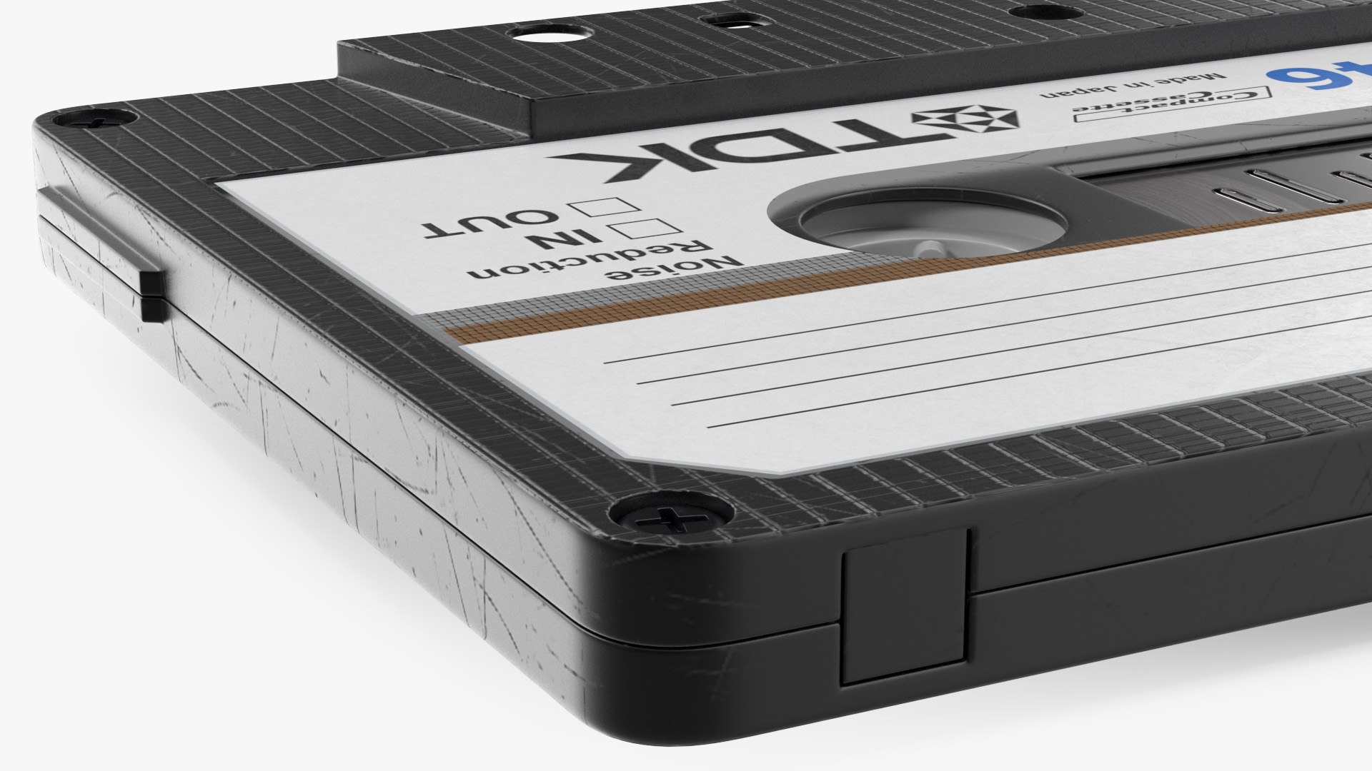 3D TDK SA C46 Cassette Tape - TurboSquid 1748200
