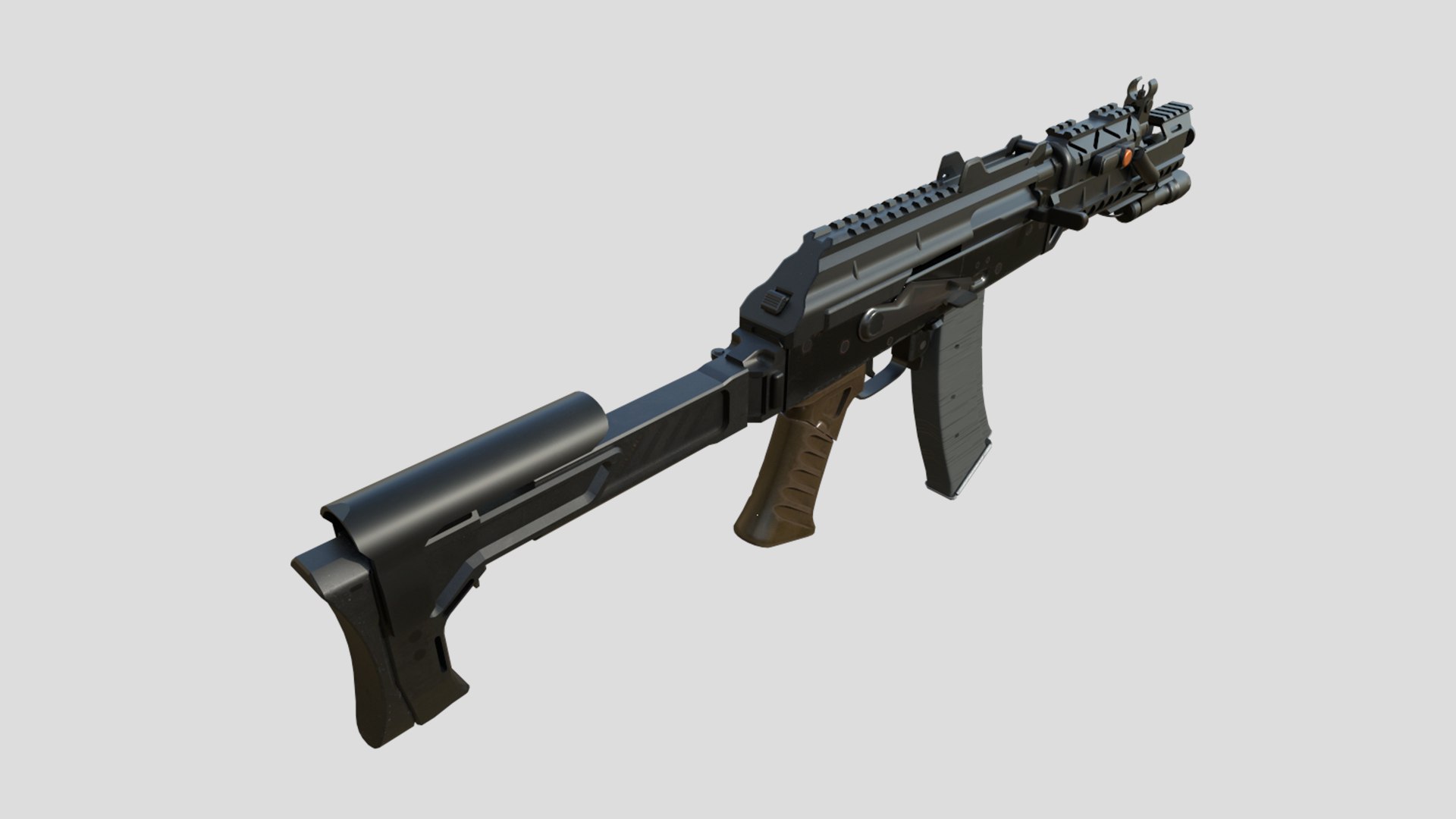 AK-47 II Low Poly-Game Ready Gun 001 3D Model - TurboSquid 2108224