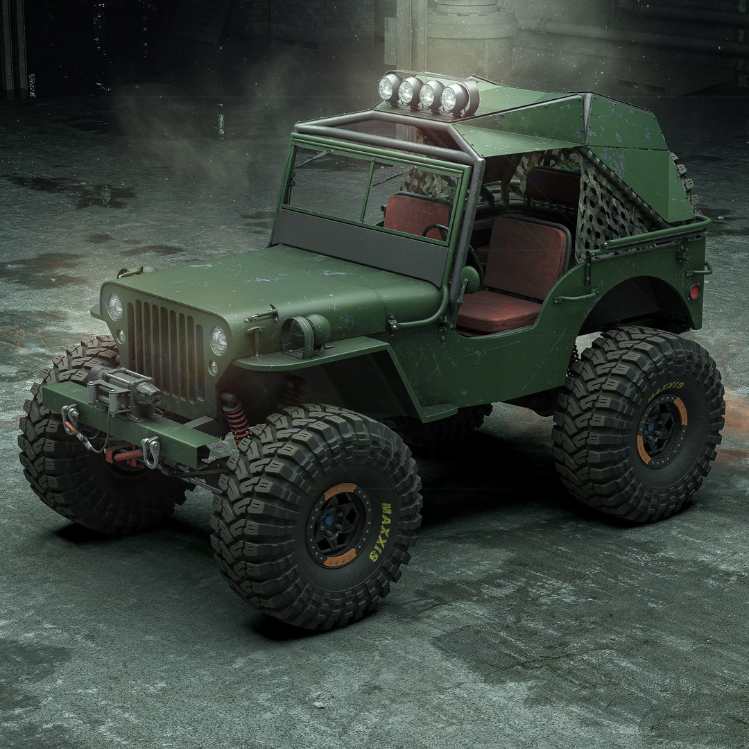 3D Willys Monster Model - TurboSquid 2215838