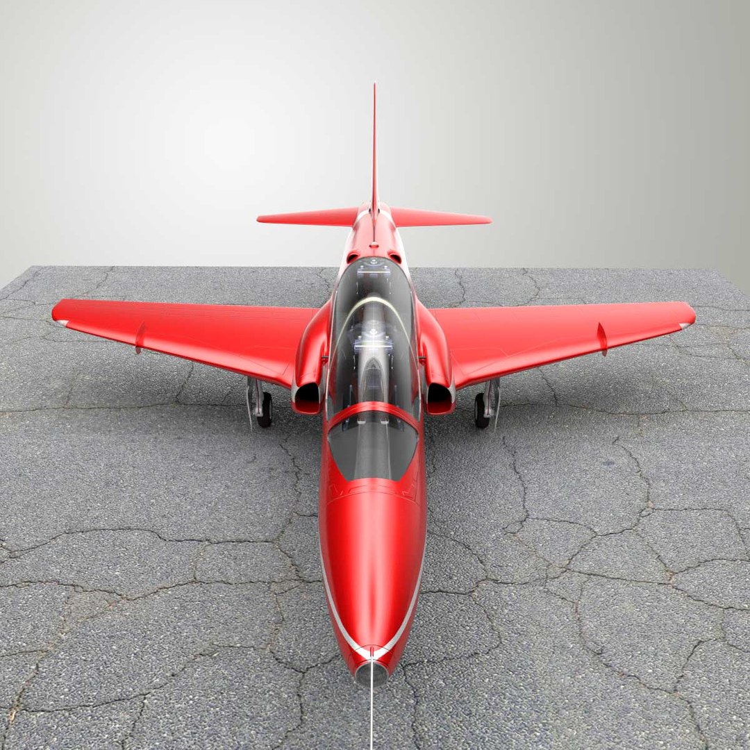 3d Model British Aerospace Hawk Red Arrows