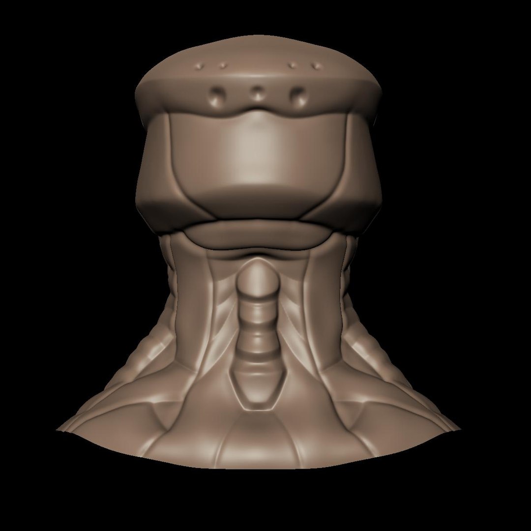 Alien Head 3d Model