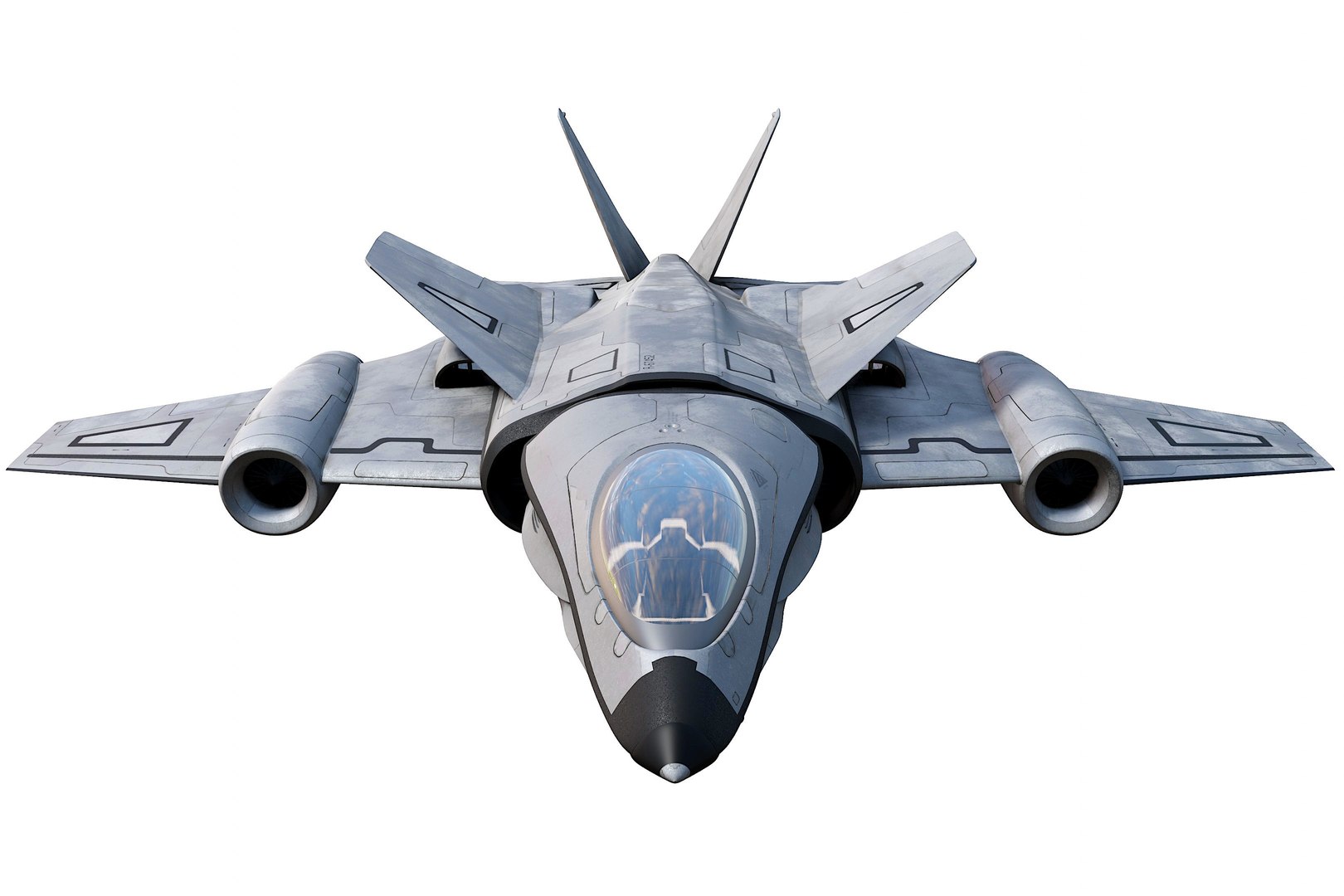 Scifi Interceptor Aircraft Model - TurboSquid 1554961