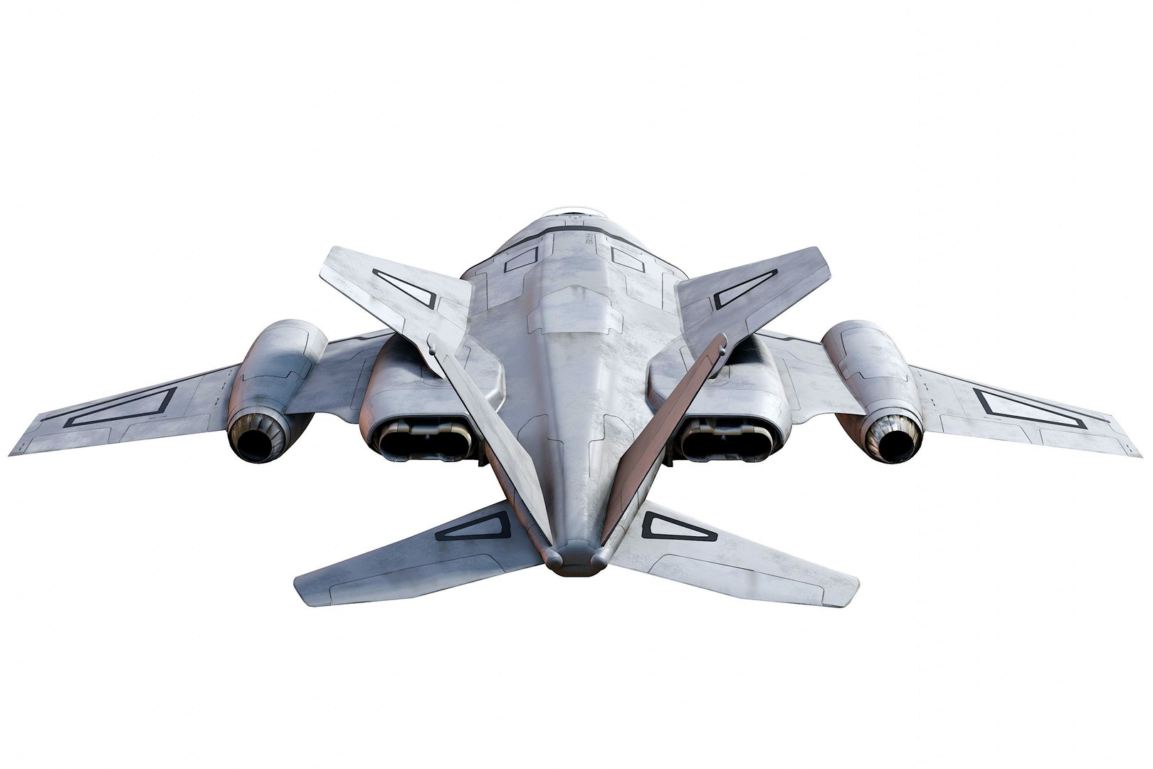 Scifi Interceptor Aircraft Model - TurboSquid 1554961