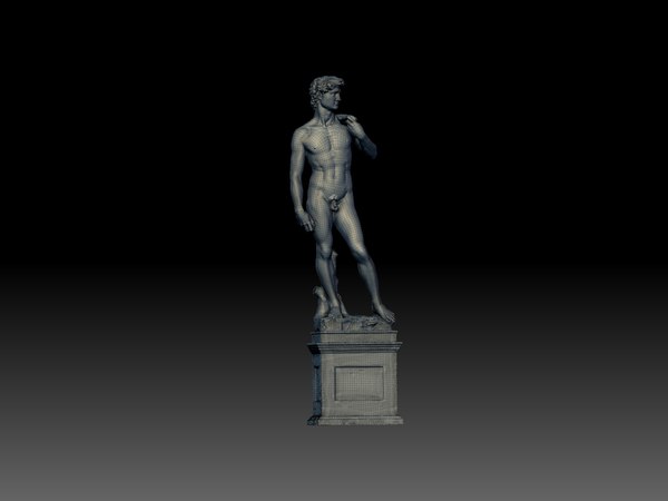 modelo 3d David Escultura Miguel Ángel Escaneo - TurboSquid 2171825
