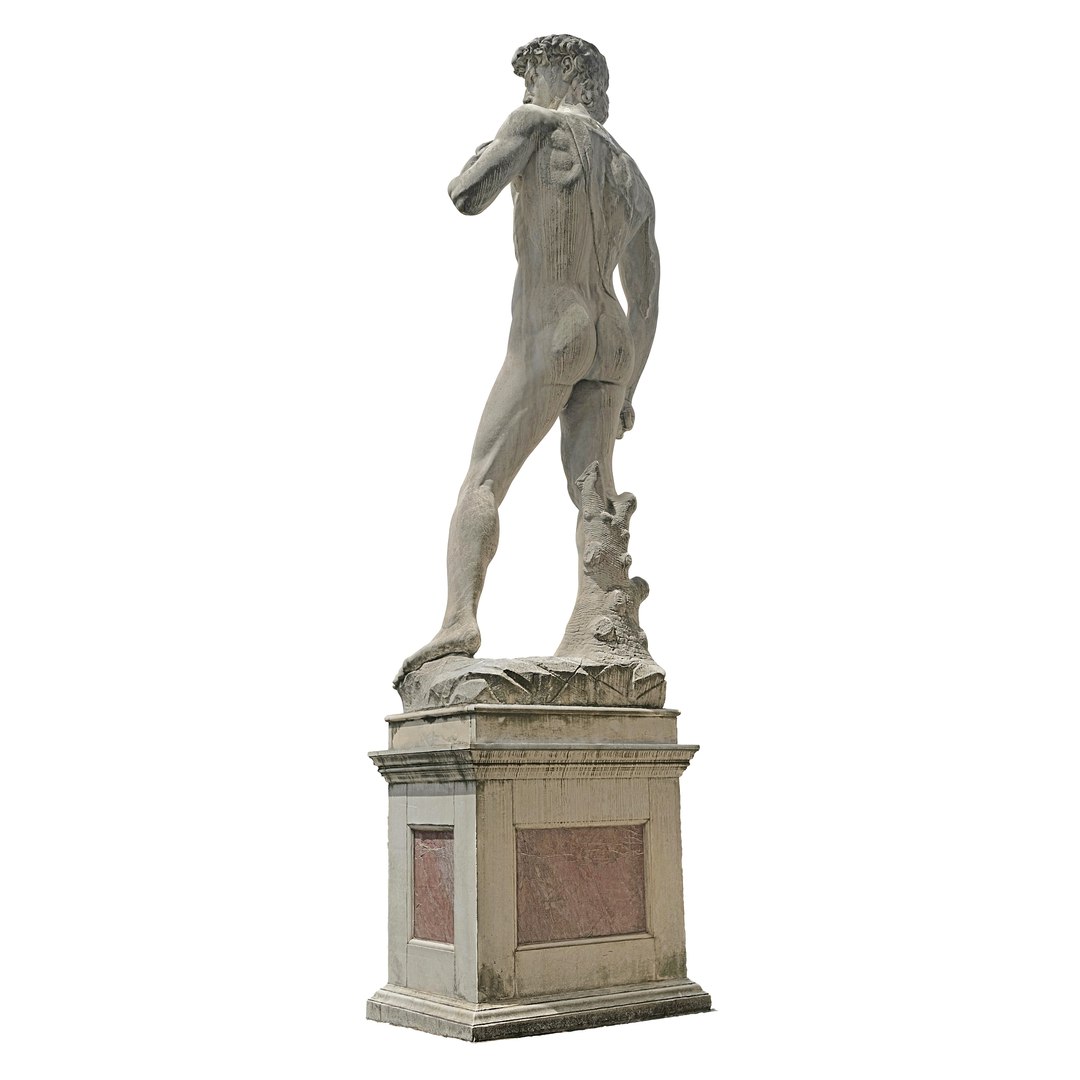 3D model David Sculpture Michelangelo Scan - TurboSquid 2171825