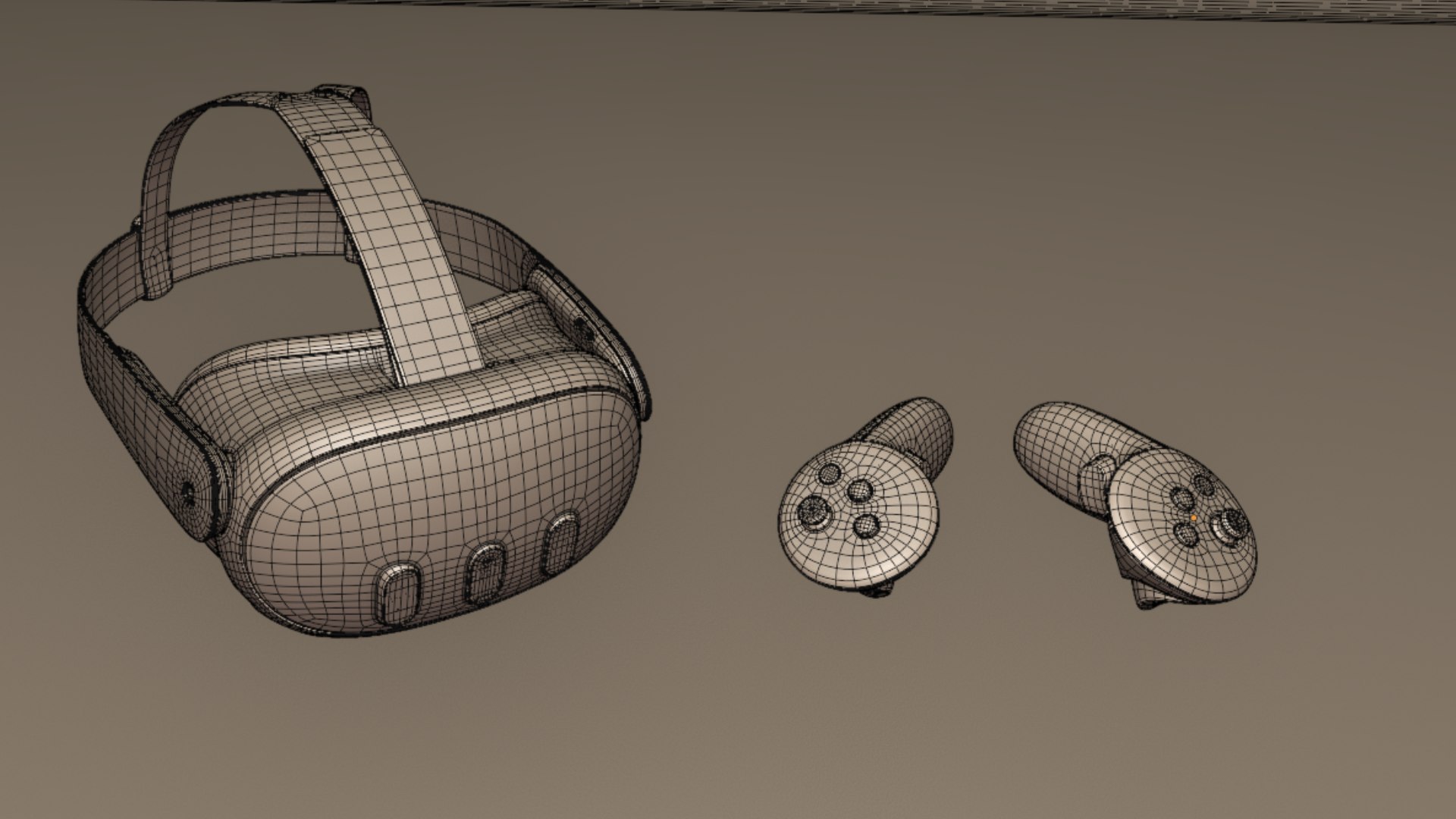 3D Meta Quest 3 With Meta Touch Plus Controllers - TurboSquid 2161667