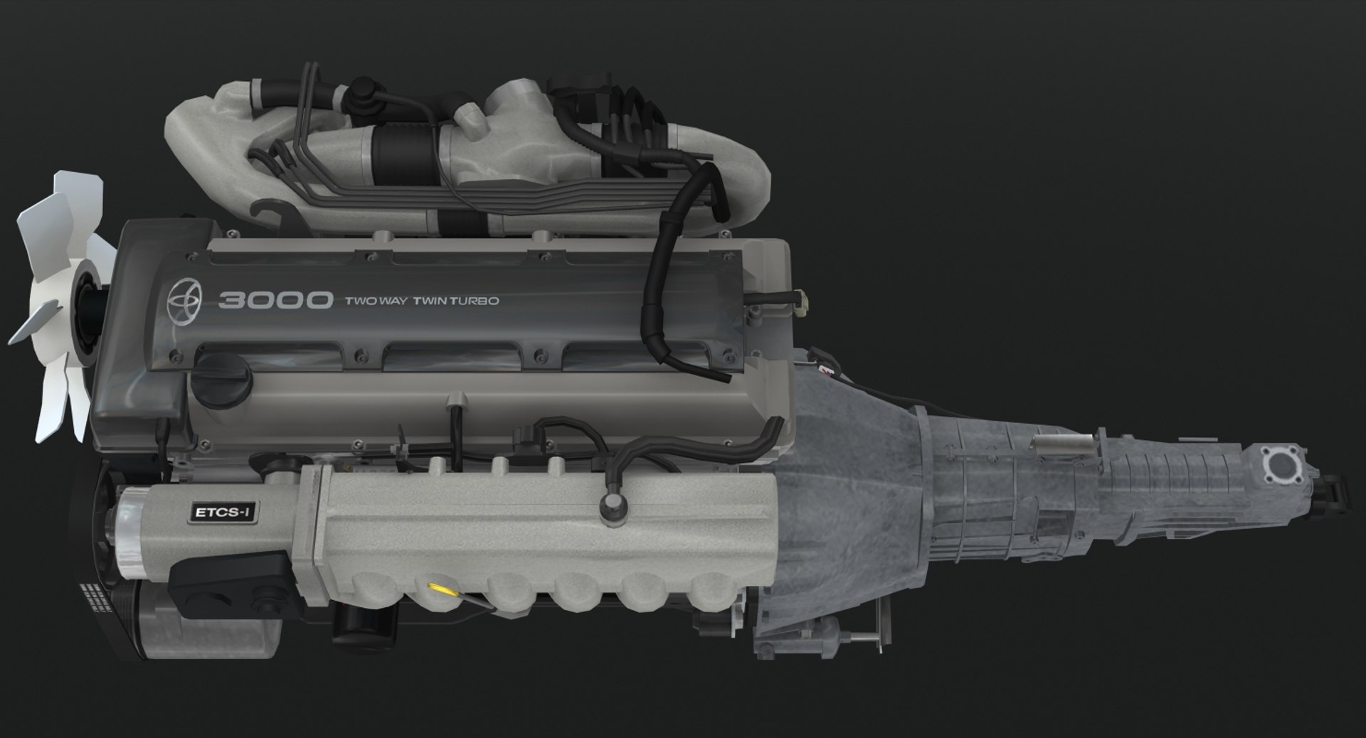 Parts Toyota 2jz Gte 3D Model - TurboSquid 1438522