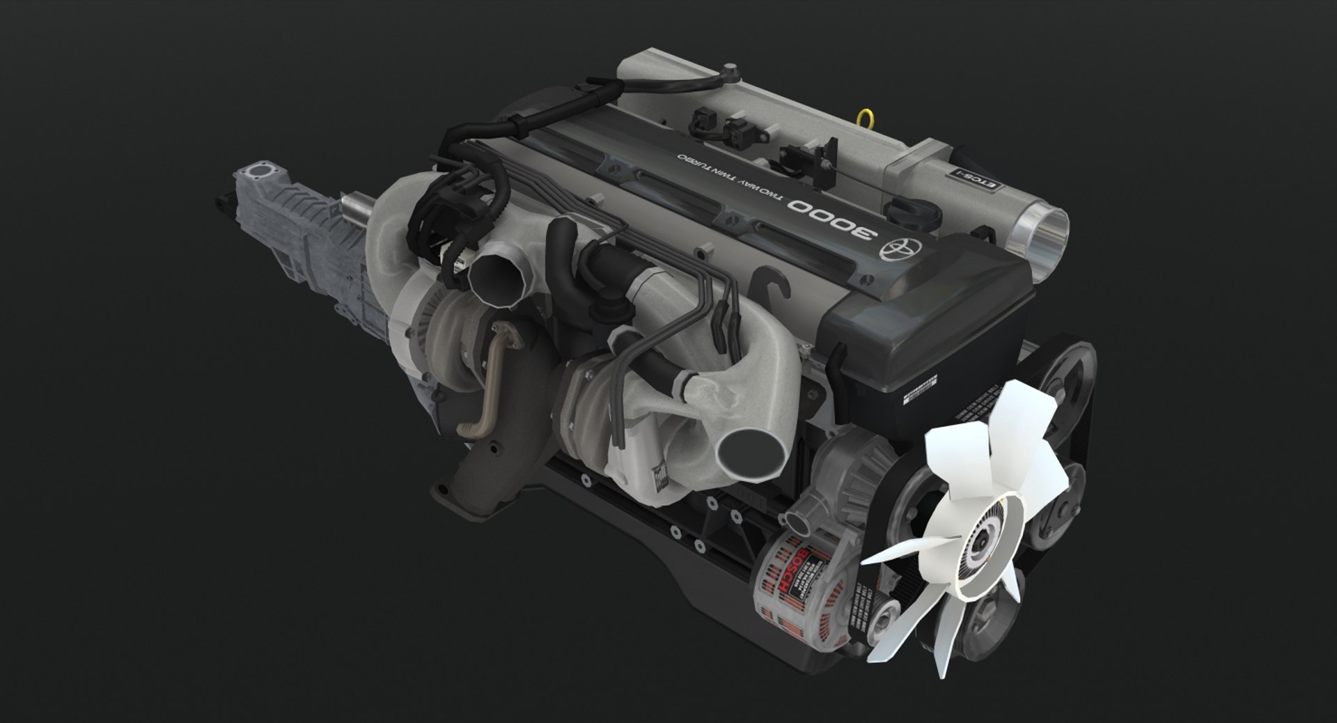 Parts Toyota 2jz Gte 3D Model - TurboSquid 1438522