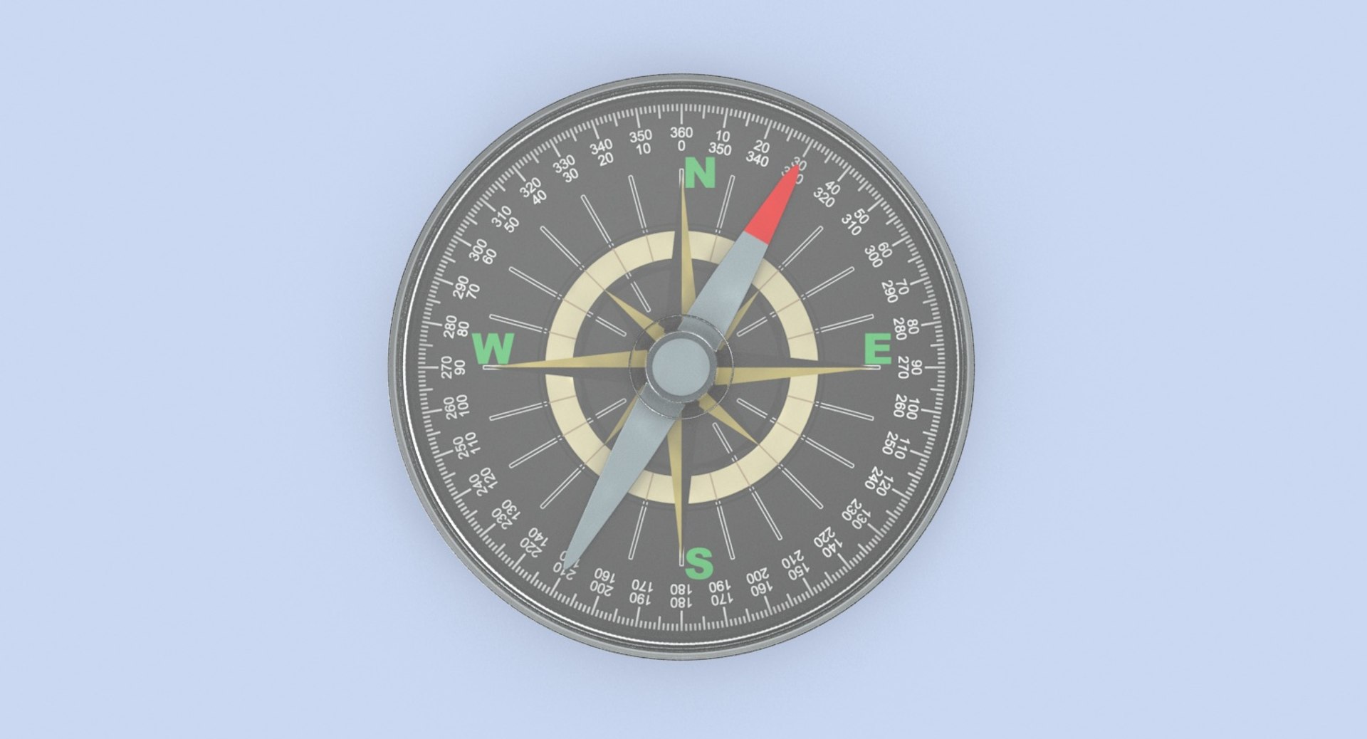 3D Compass - TurboSquid 1080678