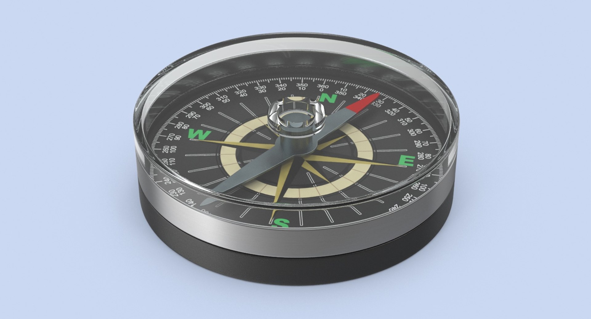 3D Compass - TurboSquid 1080678