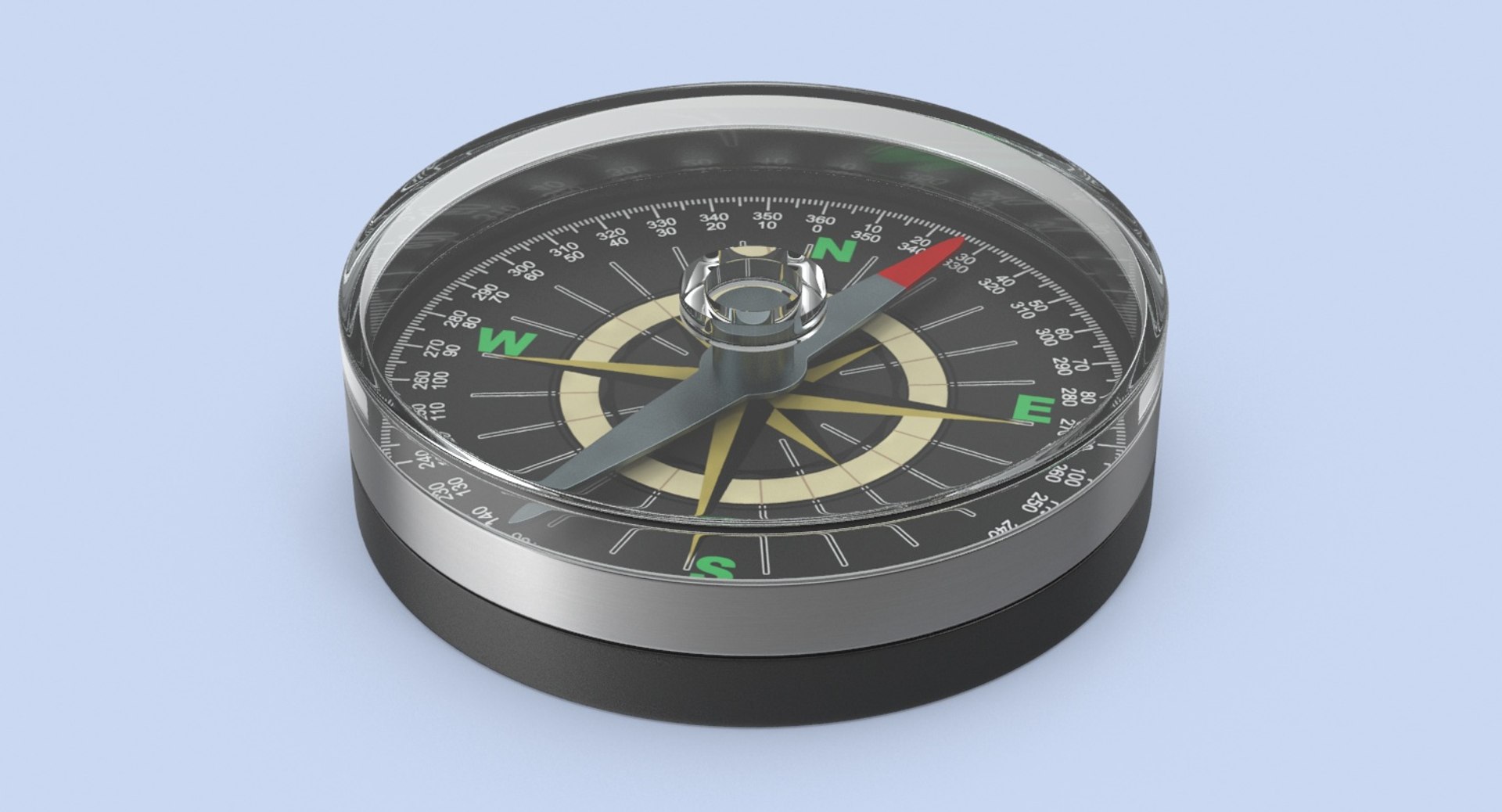 3D Compass - TurboSquid 1080678