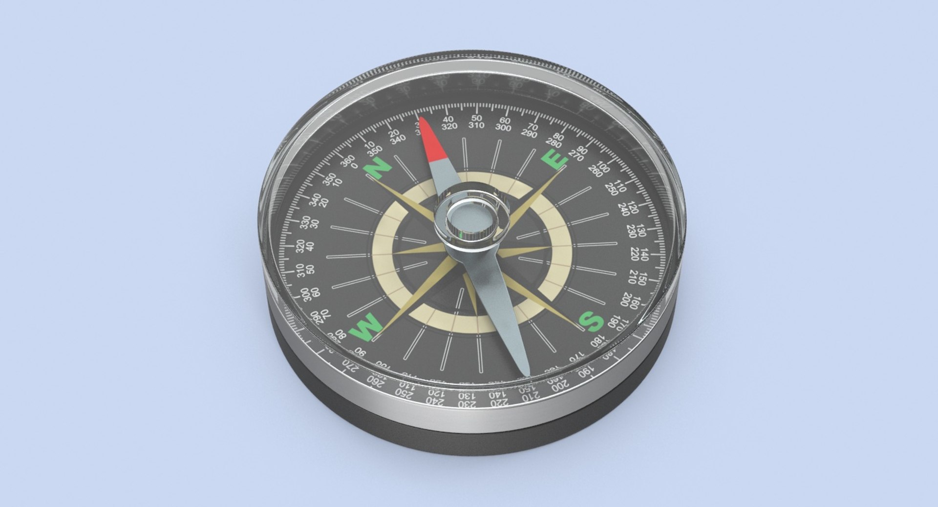 3D Compass - TurboSquid 1080678