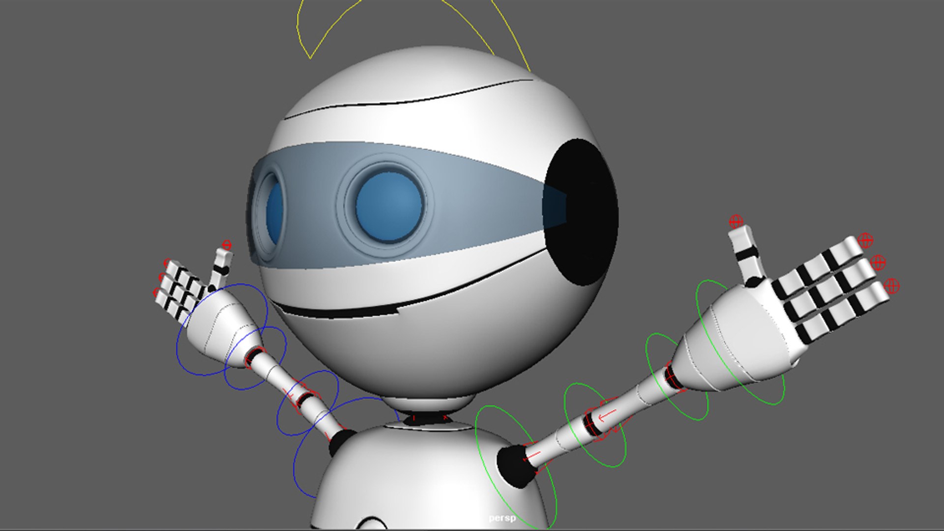 Robot Rigged 3D Model - TurboSquid 1472158