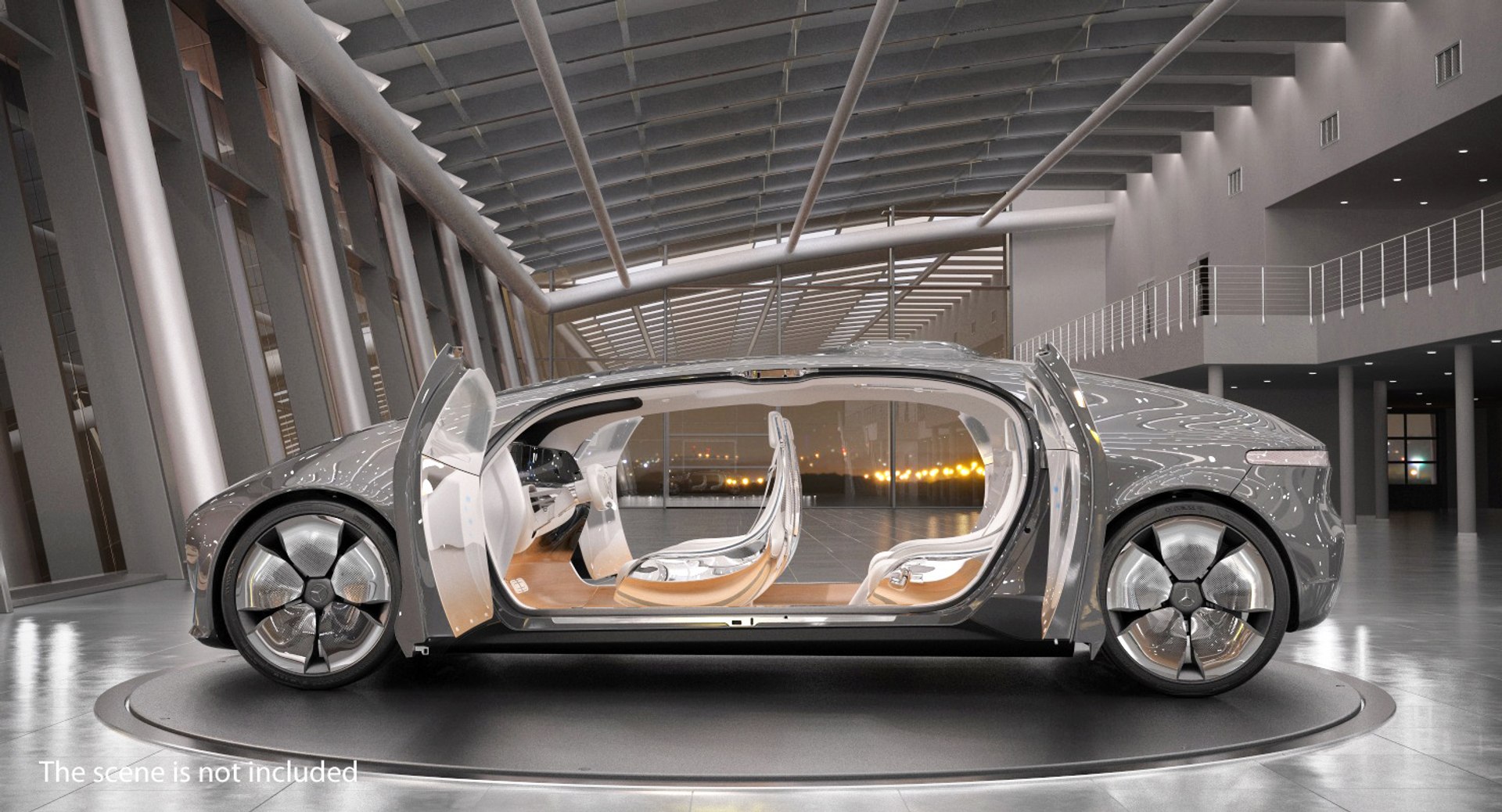 Mercedes benz f015 self 3D - TurboSquid 1327438