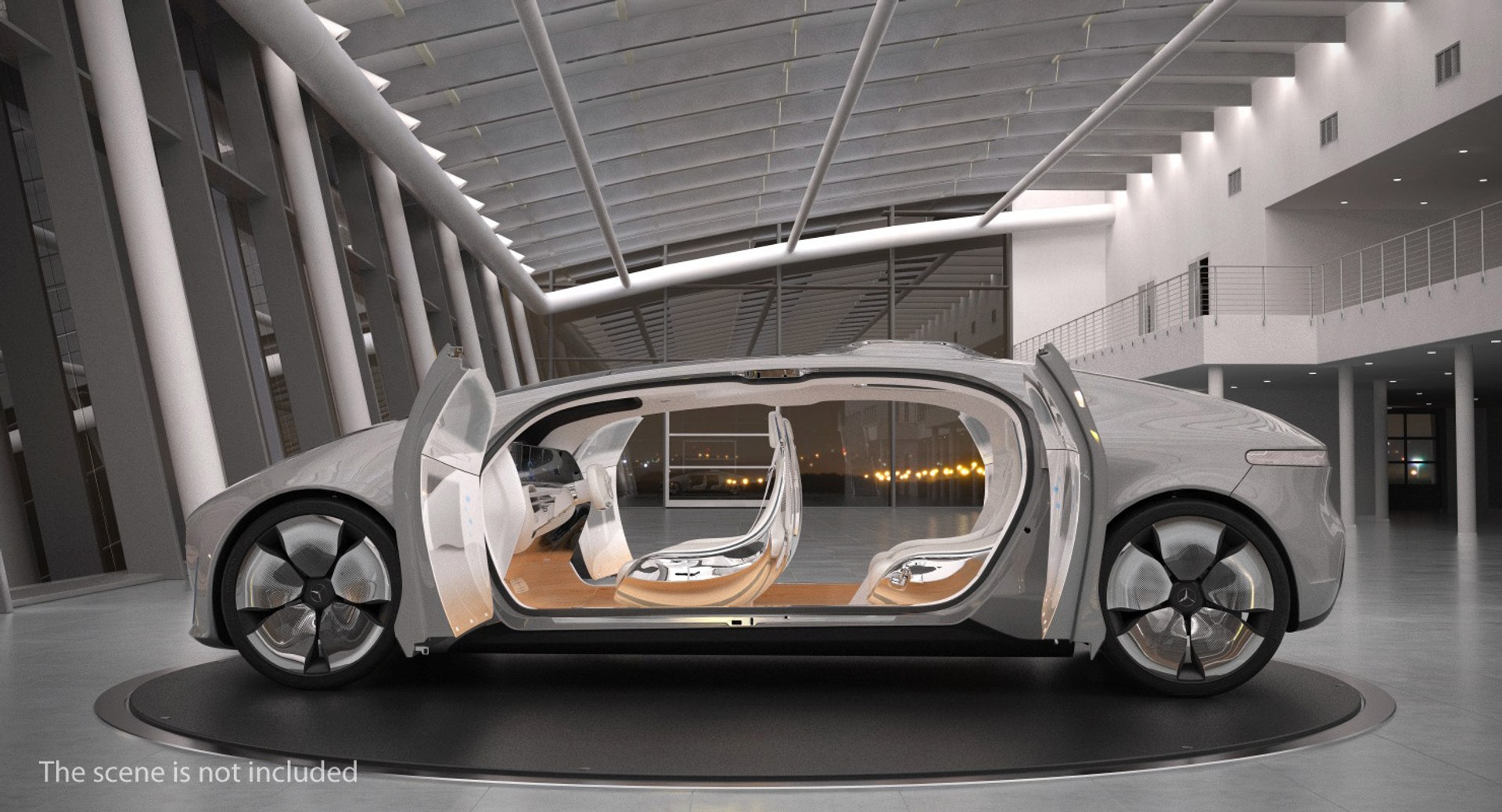 Mercedes benz f015 self 3D - TurboSquid 1327438