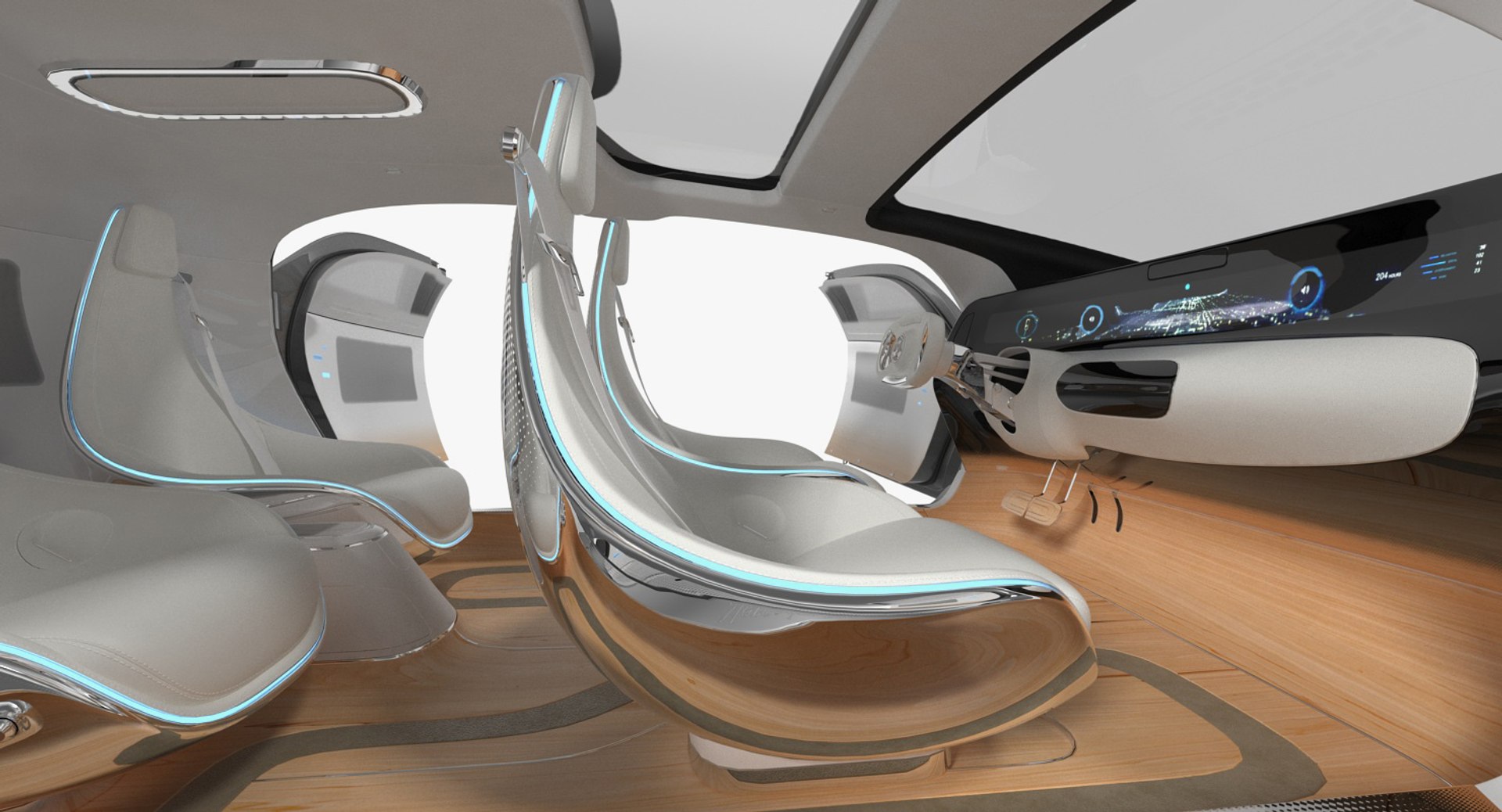 Mercedes benz f015 self 3D - TurboSquid 1327438
