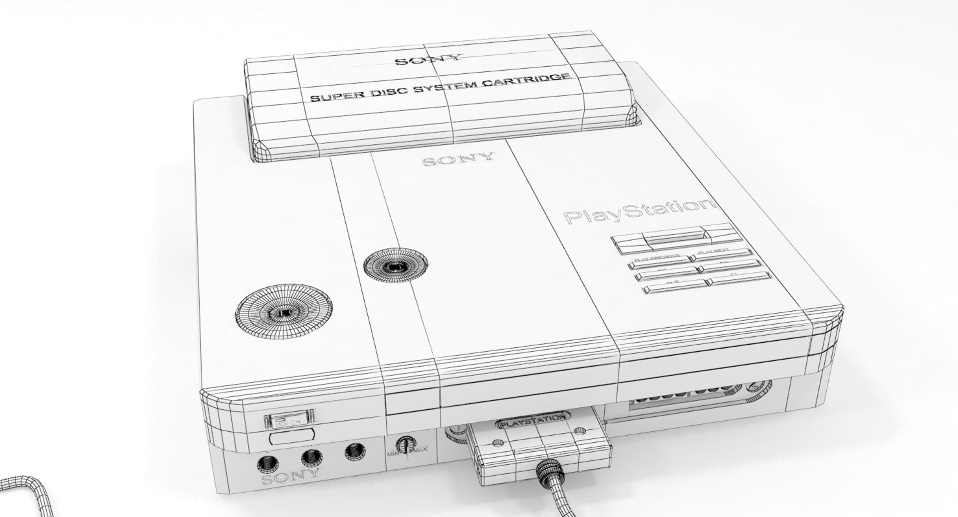 3D gaming consoles - TurboSquid 1360439