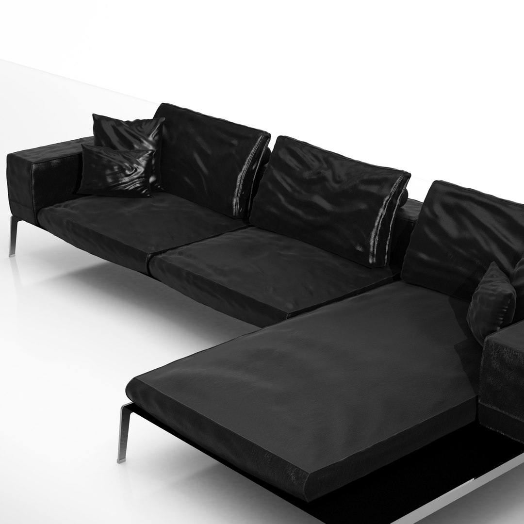 flexform lifesteel 218 cm 3ds