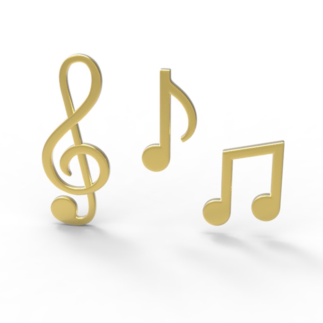 3d Symbols Music Model