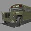 Army Bus 3d Model