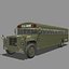 Army Bus 3d Model