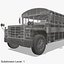 Army Bus 3d Model