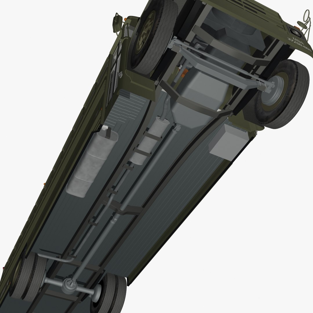 Army Bus 3d Model
