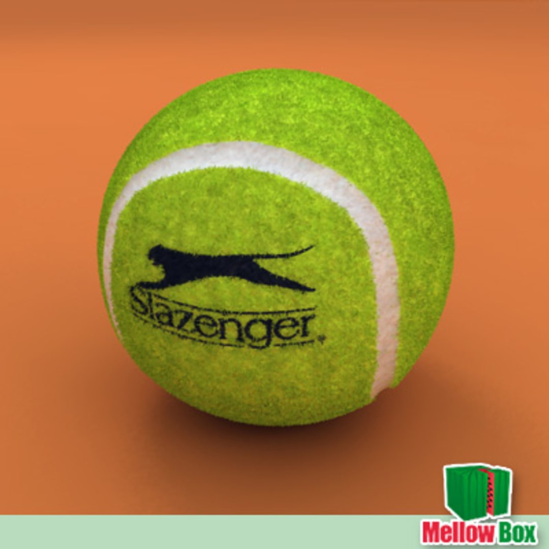 3d tennis ball model
