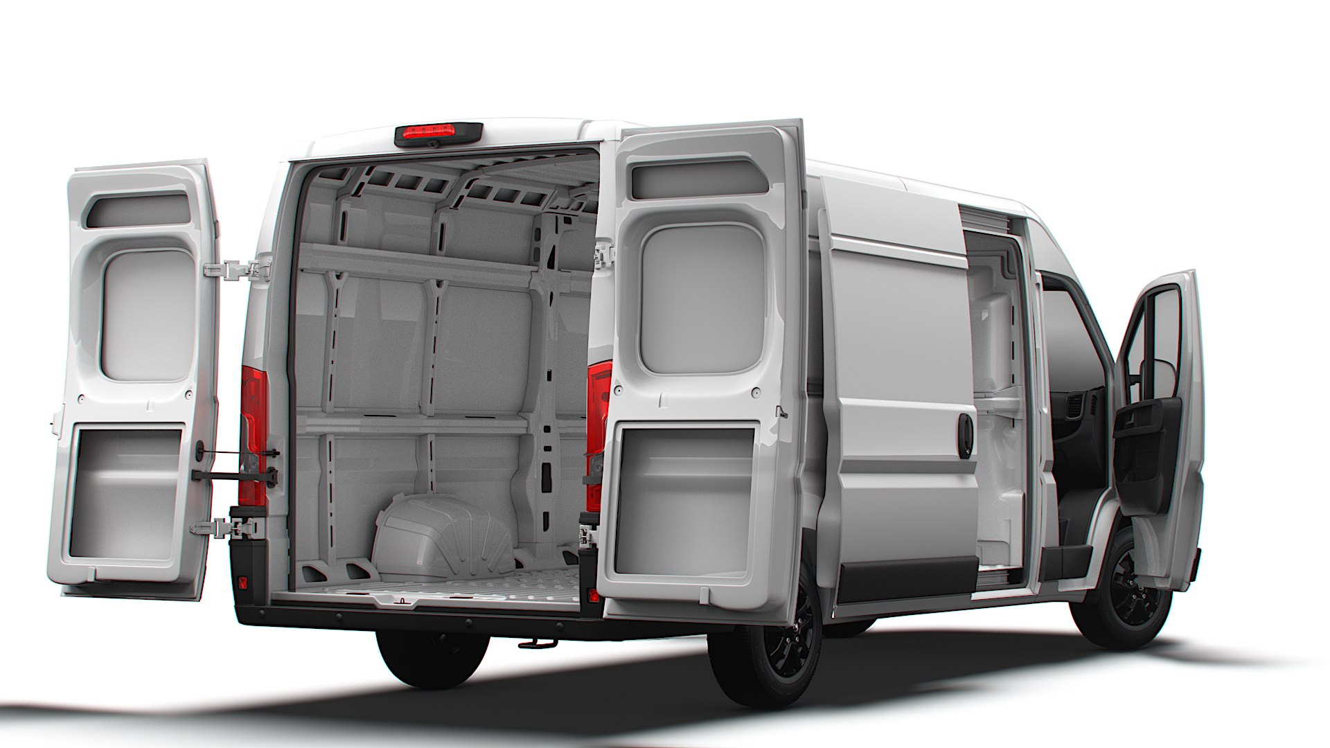 RAM Promaster VanL4H2 HQ Interior 2023 3D Model - TurboSquid 2169561