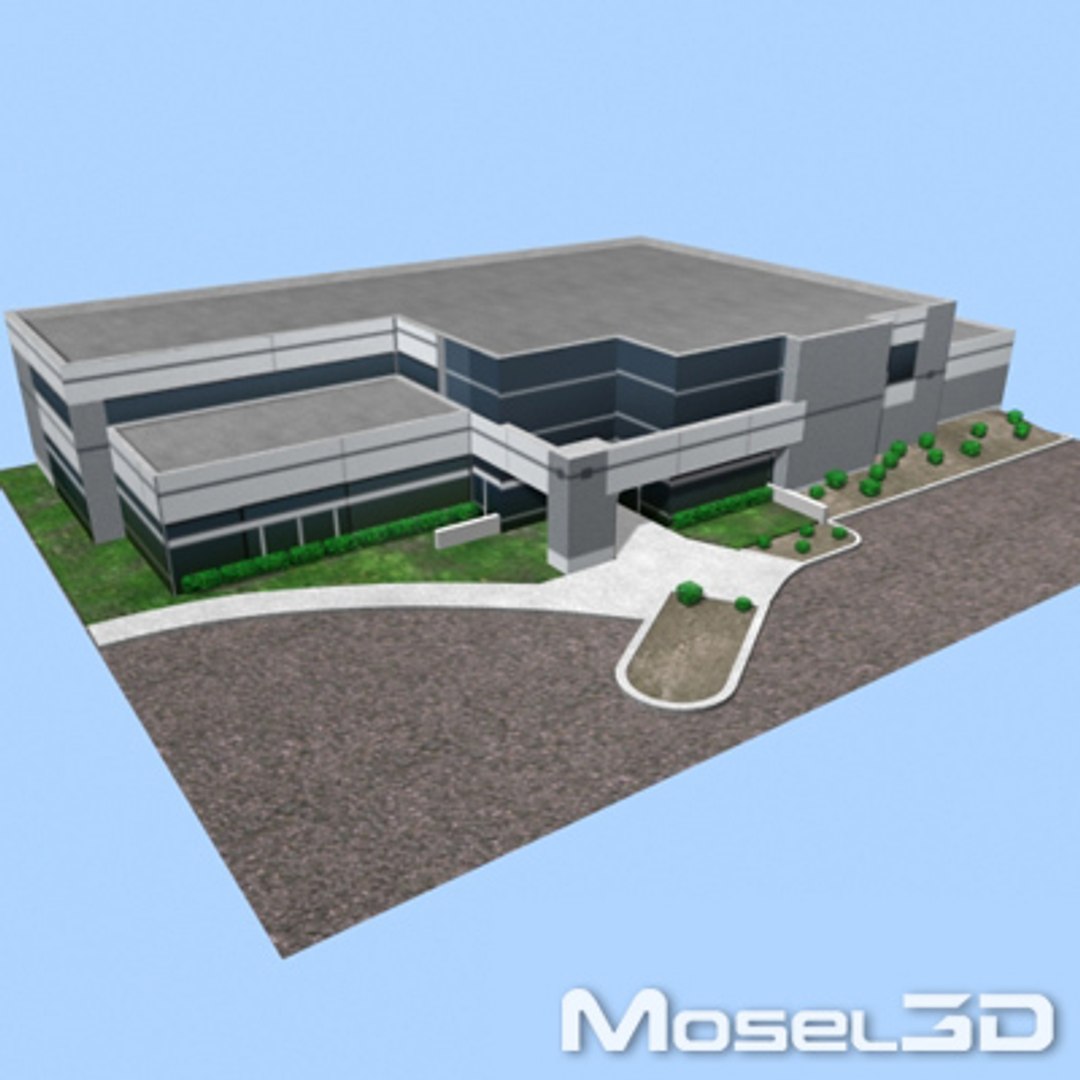 3d Model Modern Office Building