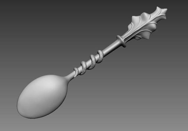 spoon snake 3d model