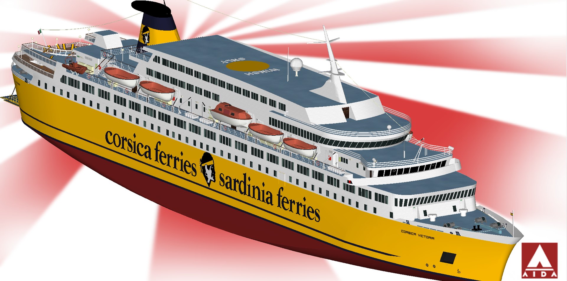 3D Ferris Corsica Victoria Model - TurboSquid 1206407