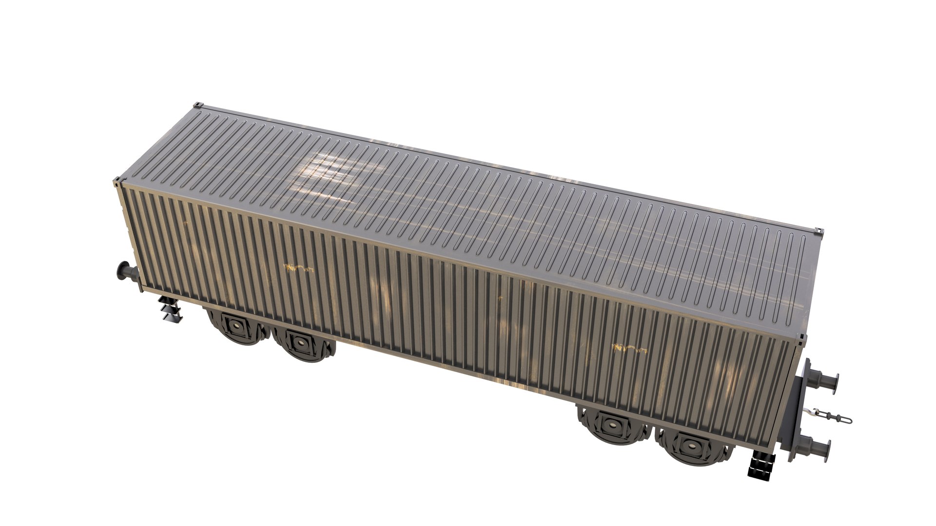 Container Railcar 3D - TurboSquid 1783039