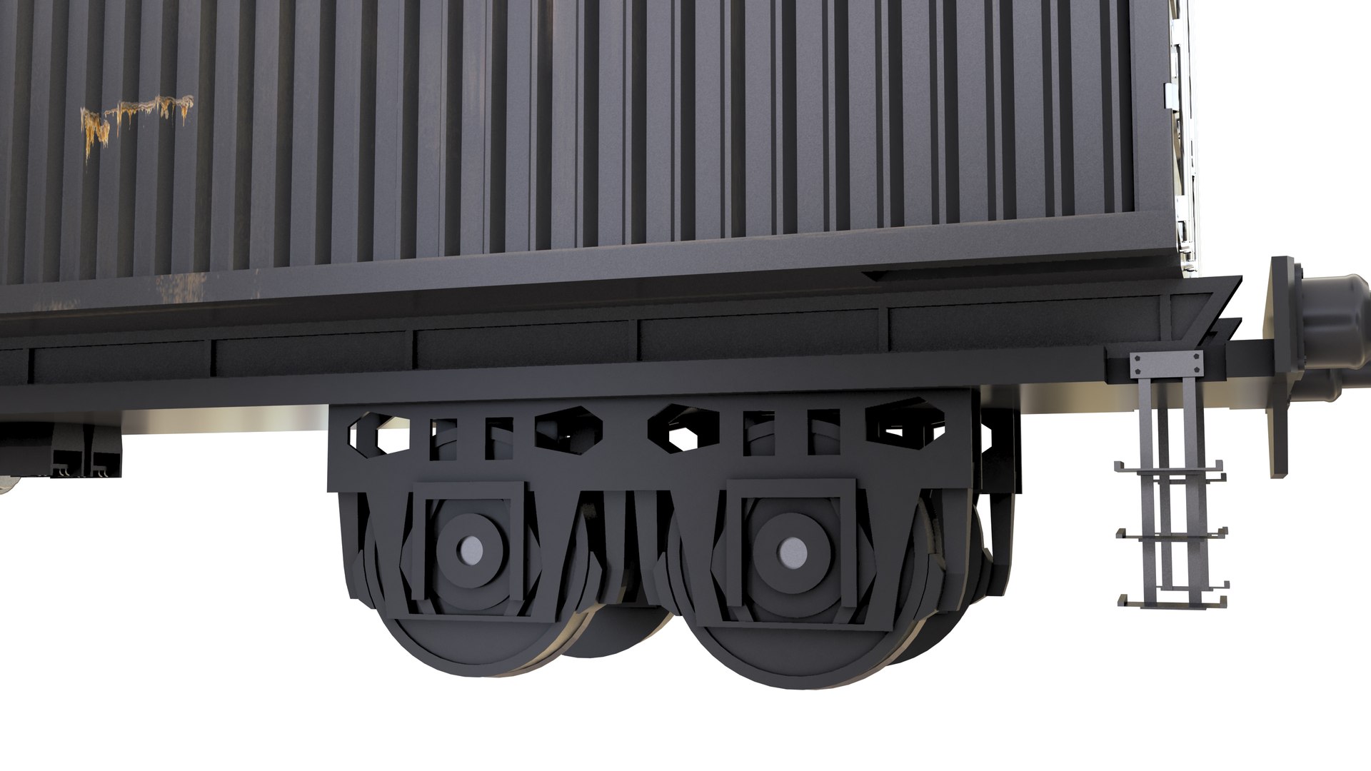 Container Railcar 3D - TurboSquid 1783039