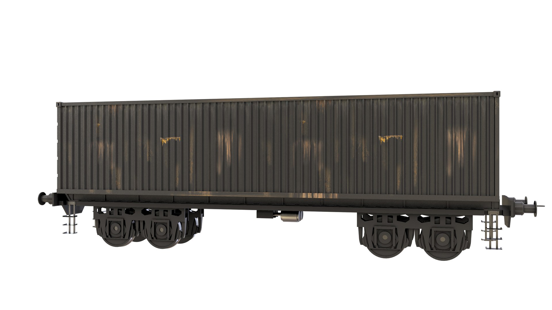 Container Railcar 3D - TurboSquid 1783039