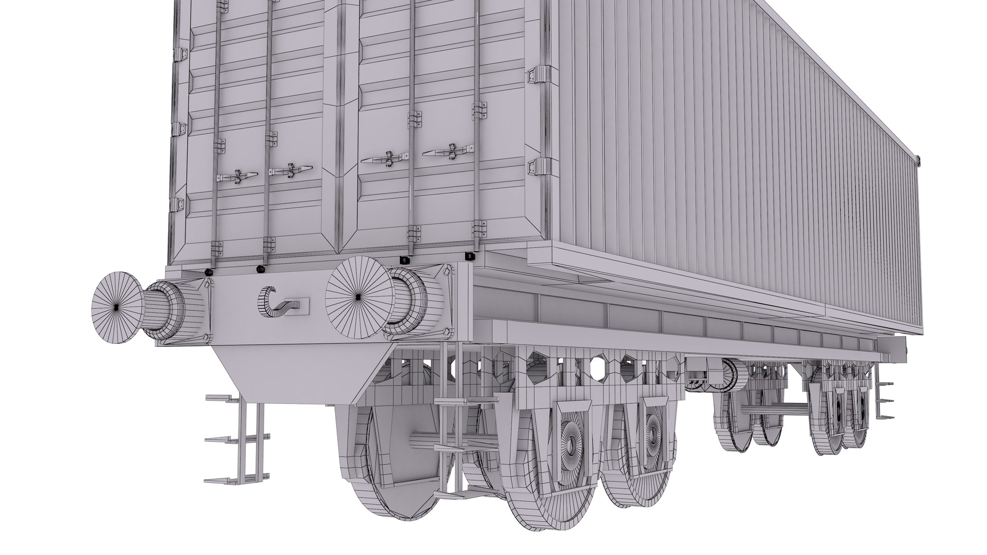 Container Railcar 3D - TurboSquid 1783039