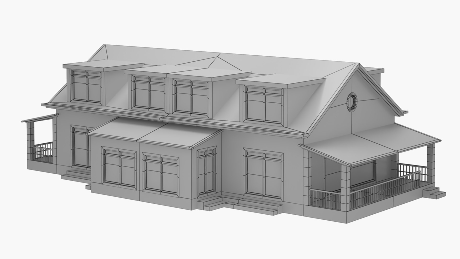 3D Model Cottage 24 - TurboSquid 2345870